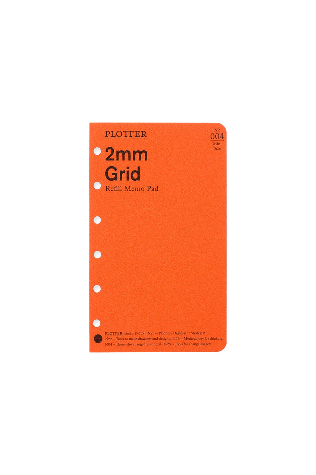 PLOTTER Refill Memo Pad 2mm Grid Mini Size – Omoi Life Goods