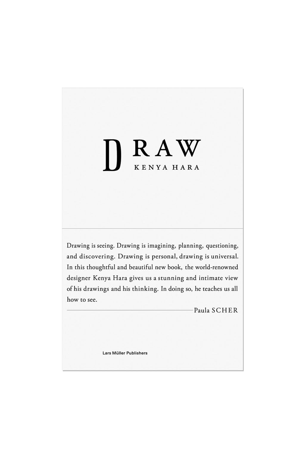Kenya Hara: Draw – Omoi Life Goods
