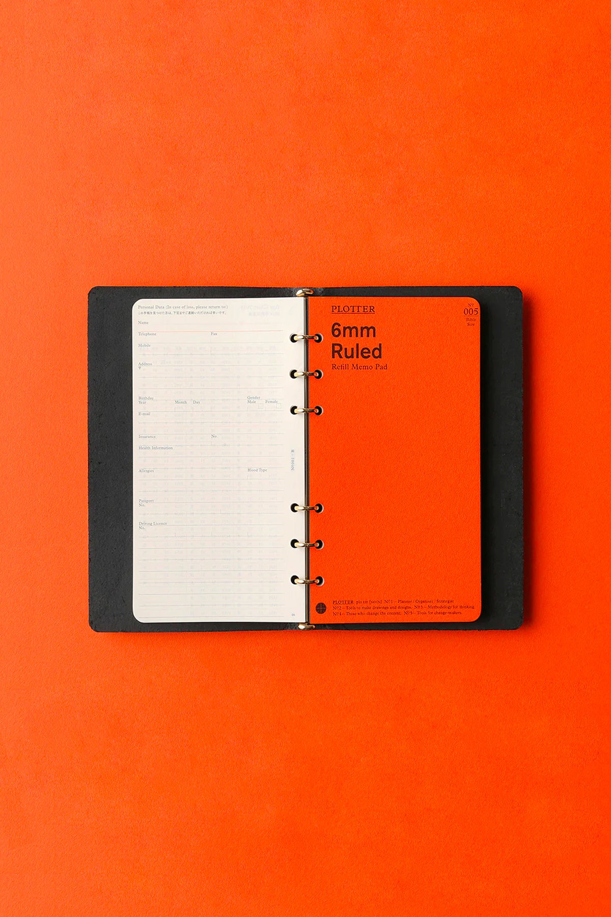 PLOTTER Pueblo Leather Binder – Omoi Life Goods