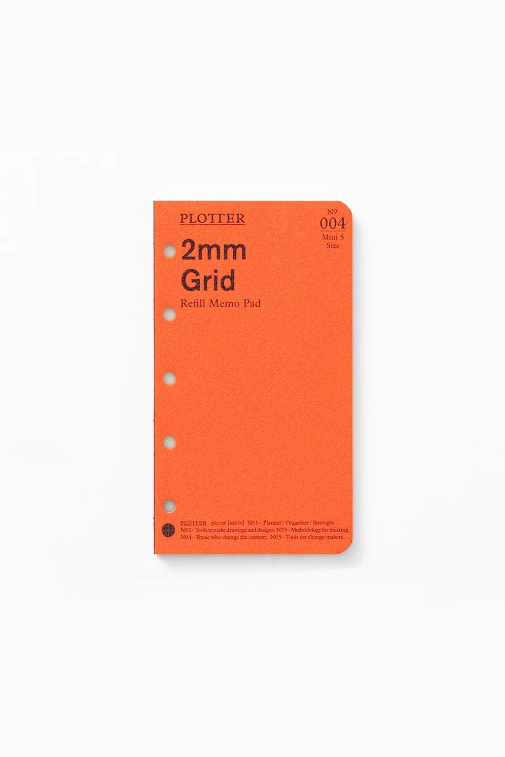 PLOTTER Refill Memo Pad 2mm Grid Mini-5 Size – Omoi Life Goods