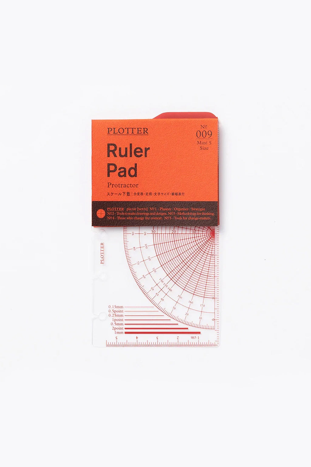 PLOTTER Ruler Pad Mini-5 Size – Omoi Life Goods