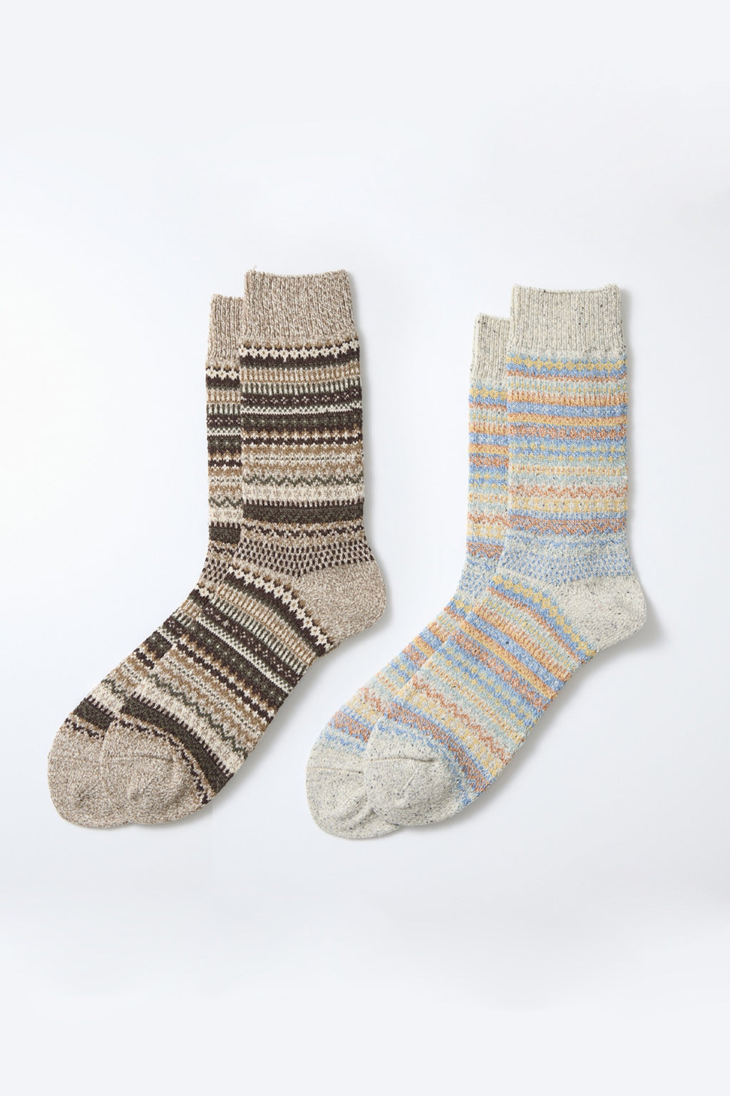 ROTOTO Nordic Pattern Socks – Omoi Life Goods