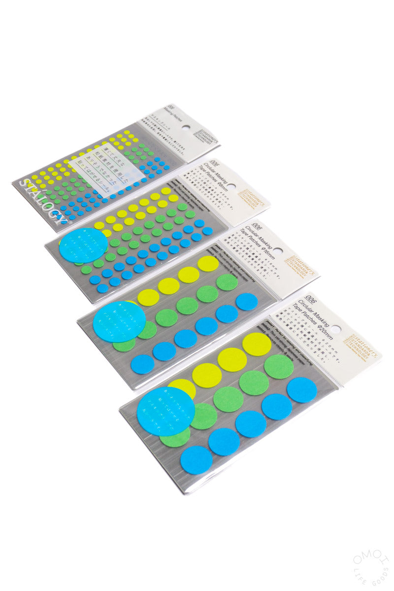 STÁLOGY 006 Washi Tape Dot Stickers Earth Shuffle – Omoi Life Goods