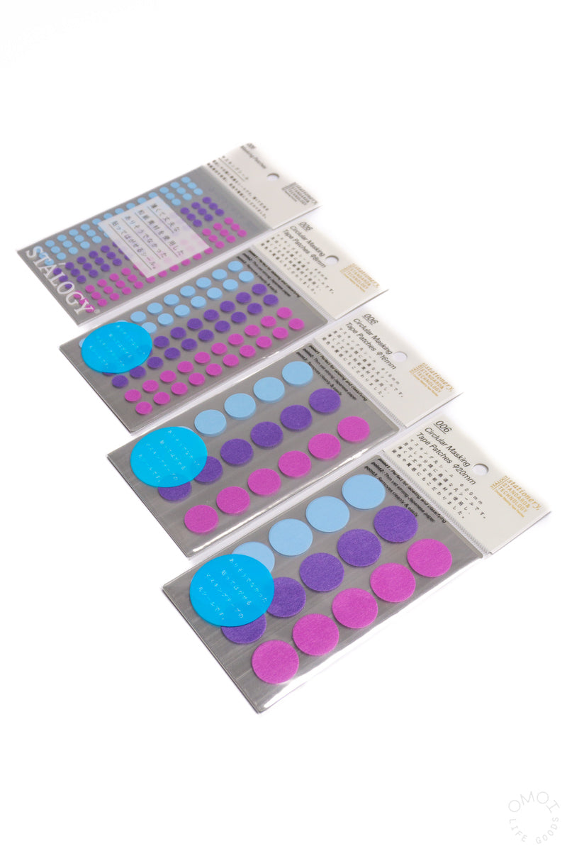 STÁLOGY 006 Washi Tape Dot Stickers Pale Shuffle – Omoi Life Goods