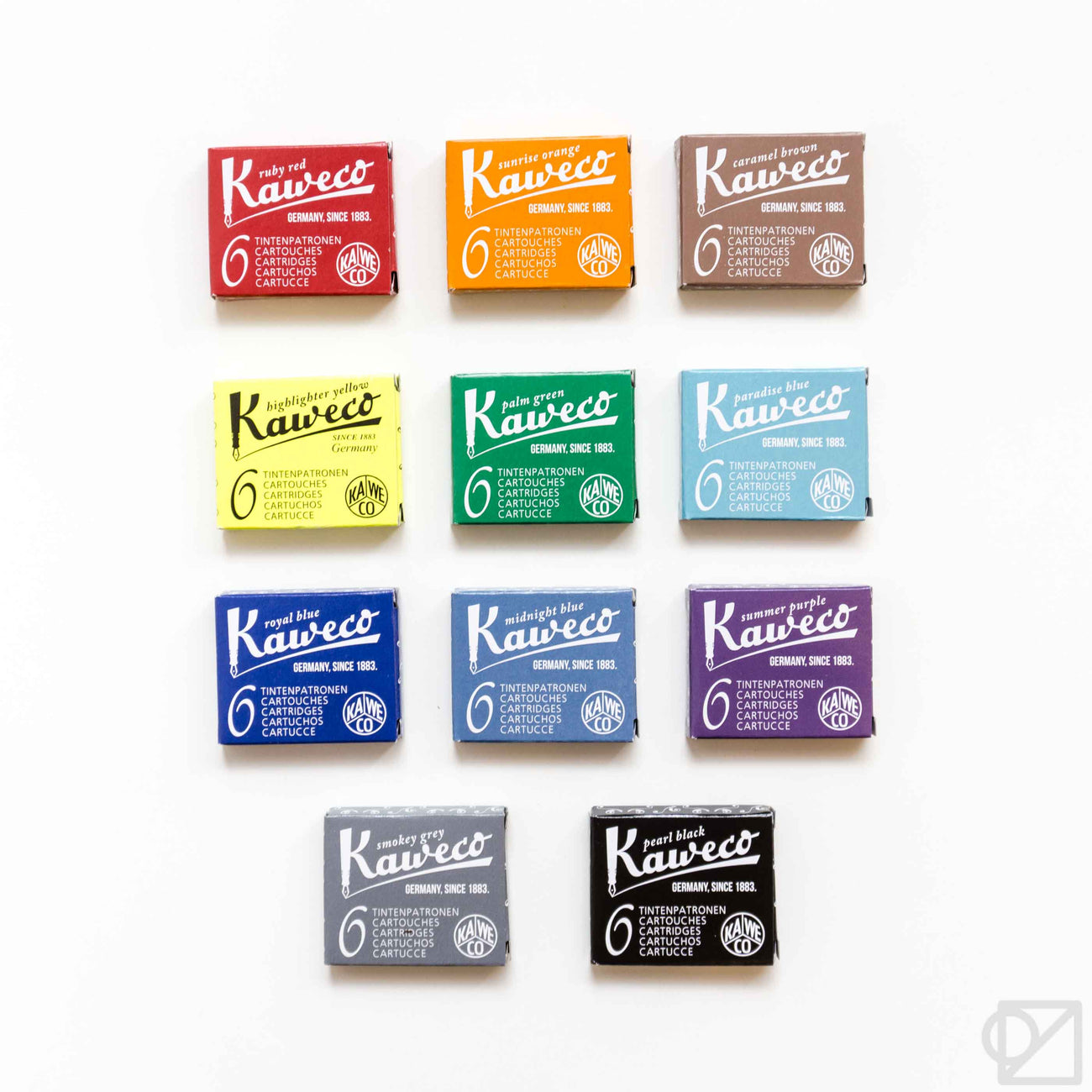 Kaweco Fountain Pen Refill Ink Cartridges 6 pack – Omoi Zakka Shop