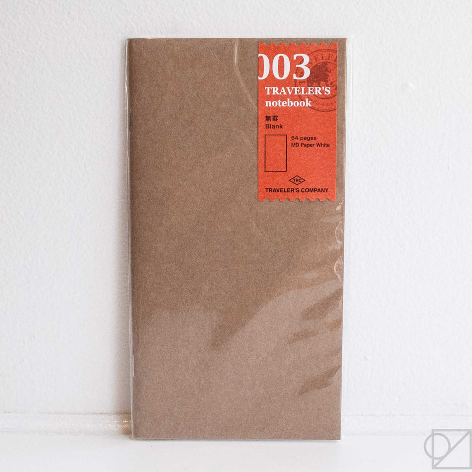 TRAVELER'S COMPANY 003 Blank Notebook – Omoi Zakka Shop